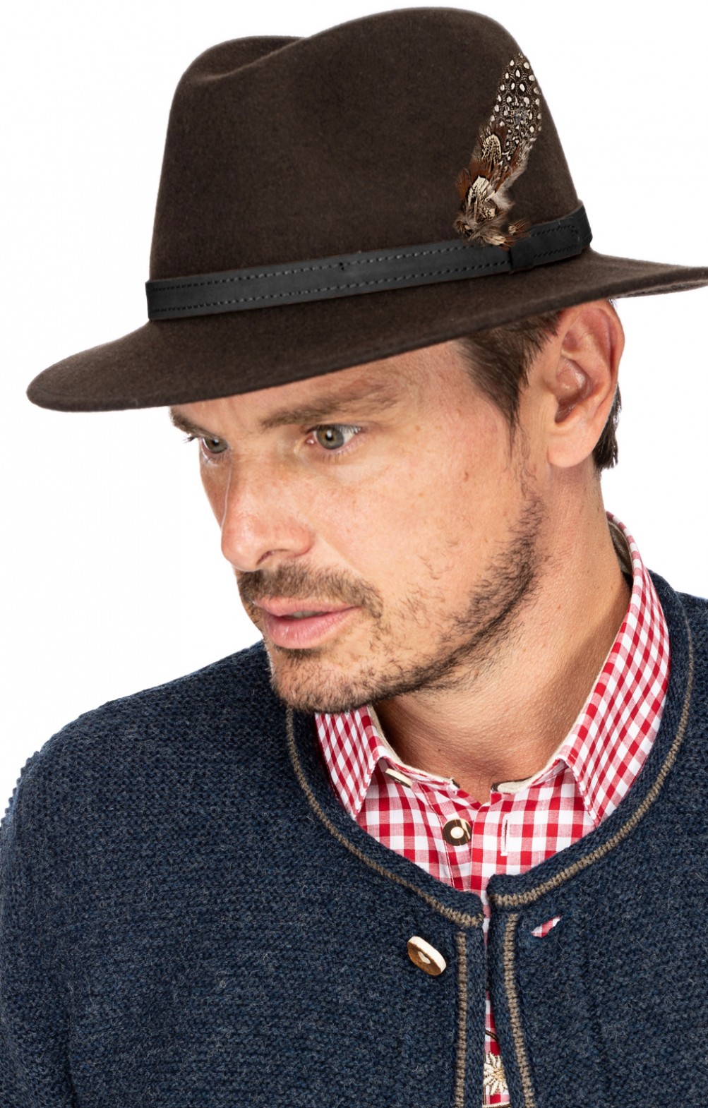 Faustmann Trachten Hats 43200-1910A brown - bestellen