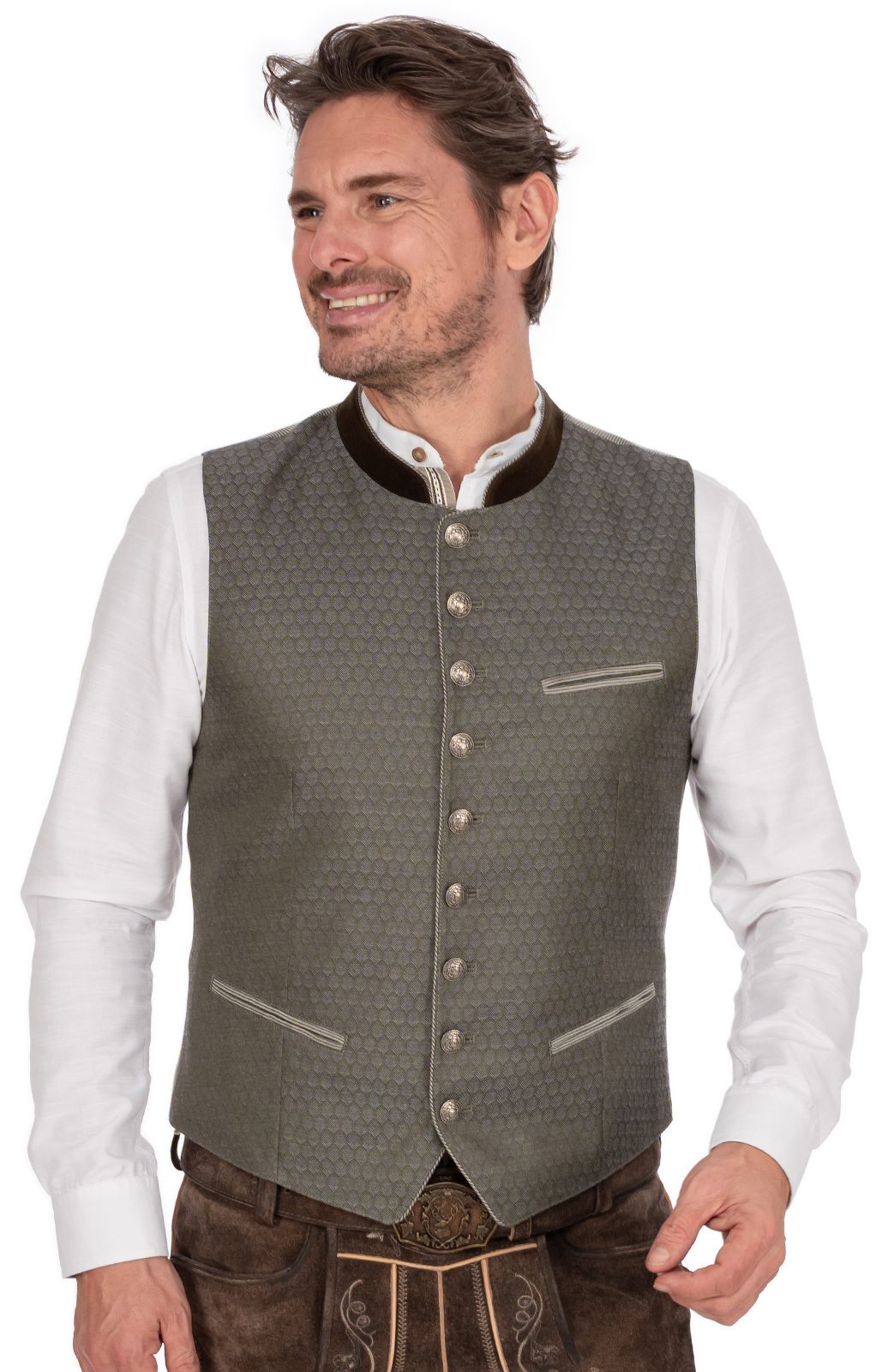 Marjo Trachten Waistcoats CONSTANTIN ivy - bestellen