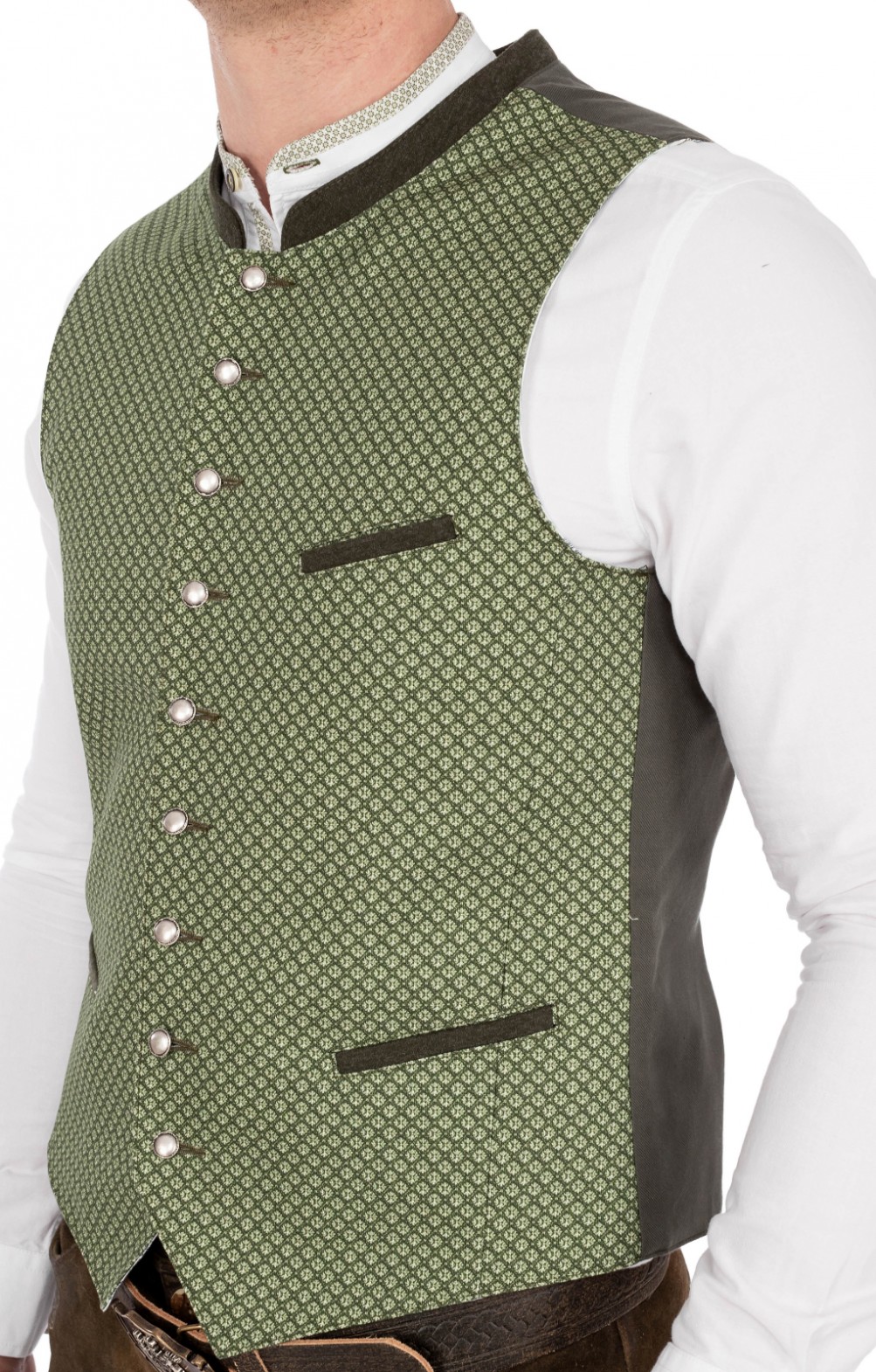 Gipfelstürmer Weste 423001-4210-56 trachtengrün - Alpenclassics.de