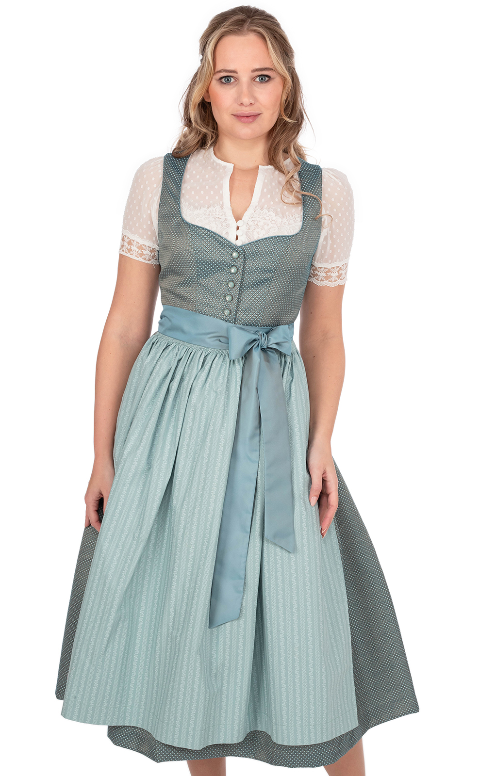 Hammerschmid Dirndl 2pcs. 80cm ROTHSEE turquoise - bestellen