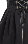 Gwandler Midi Dirndl 1tlg. 70cm INA schwarz - Alpenclassics.de