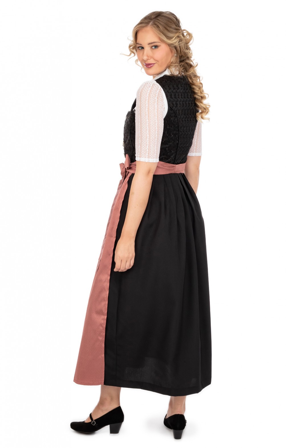 Gwandler Dirndl Apron 90cm SC500 old rose - bestellen