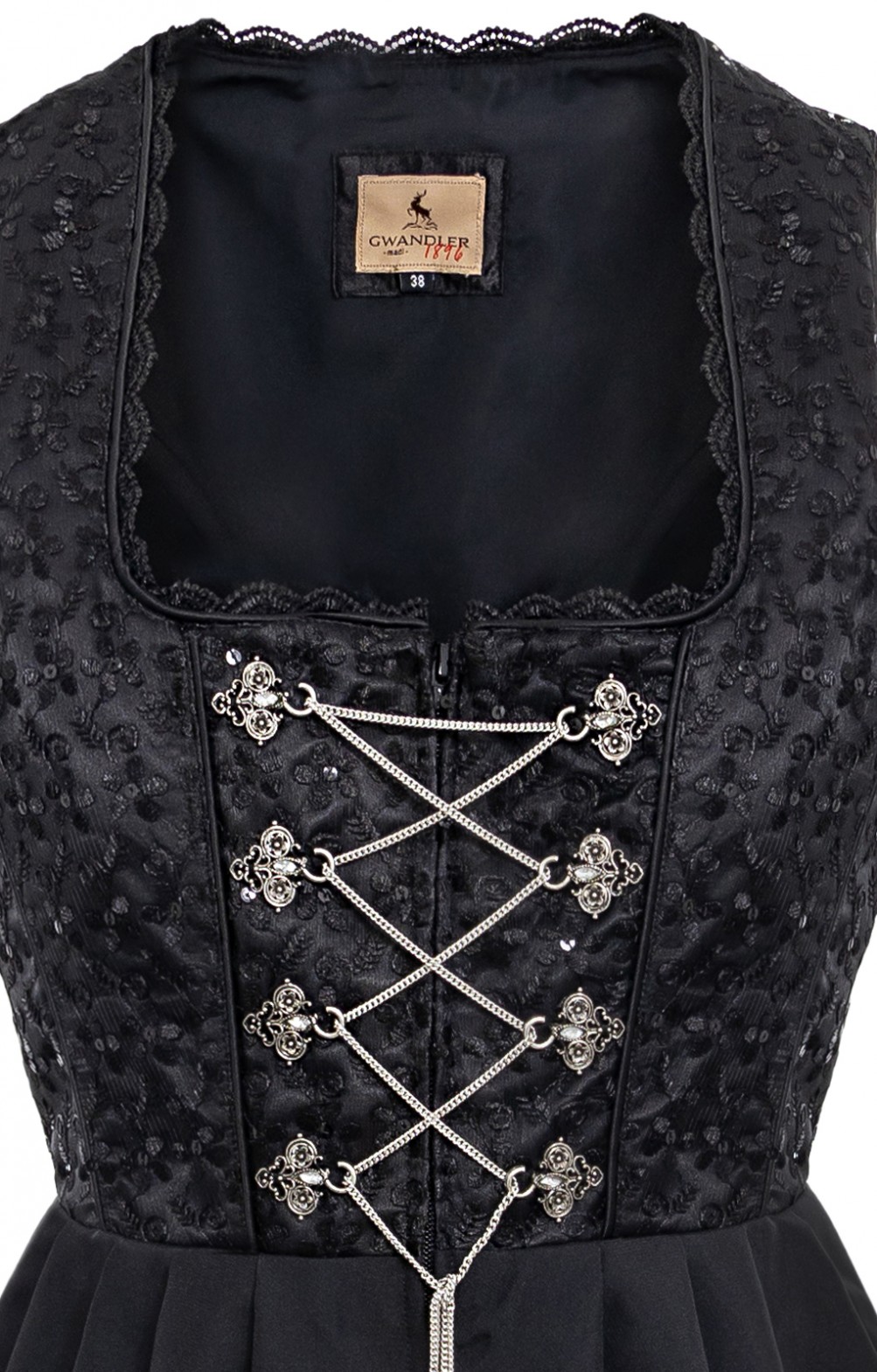 Gwandler Dirndl and Dresses long 1pcs. 94cm THERES black - bestellen