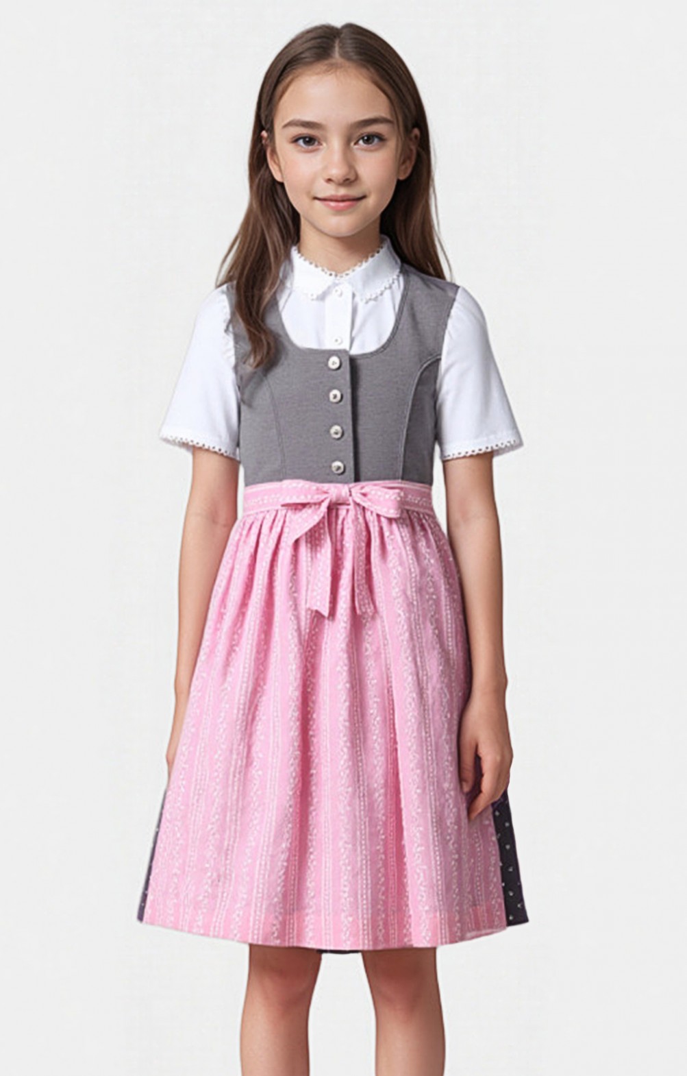 Stoiber Kinderdirndl IRIS shadow rosa - Alpenclassics.de