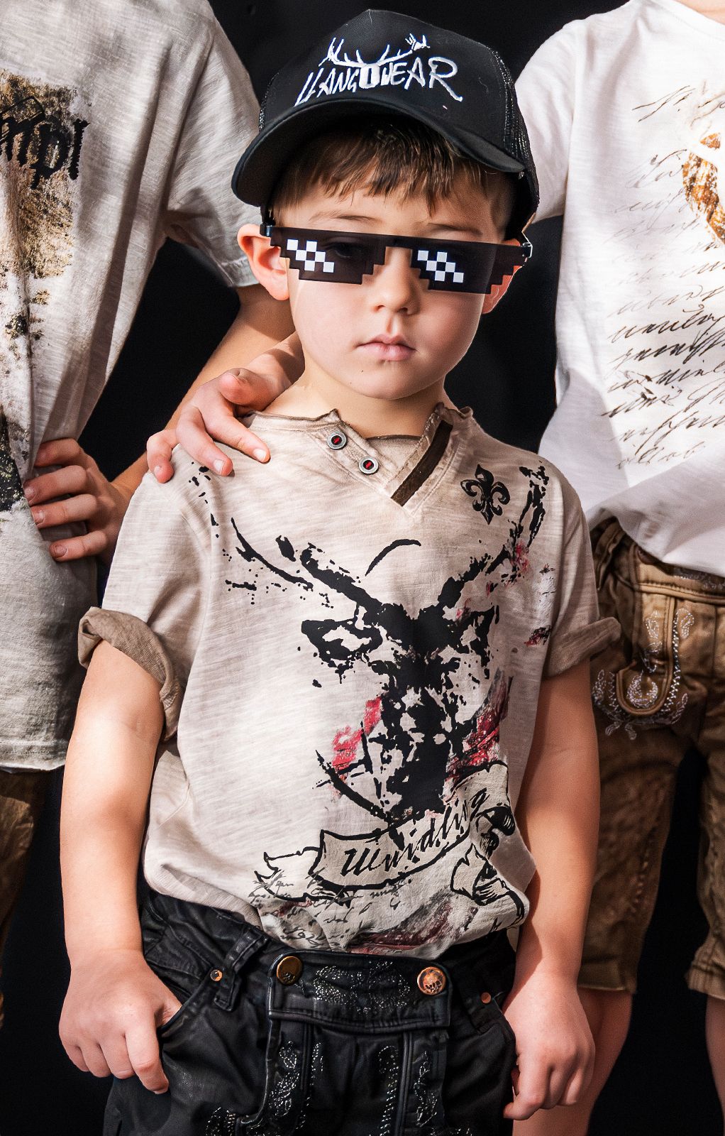 Hangowear T-Shirt FONSE AUSTRIA KIDS beige - Alpenclassics.de