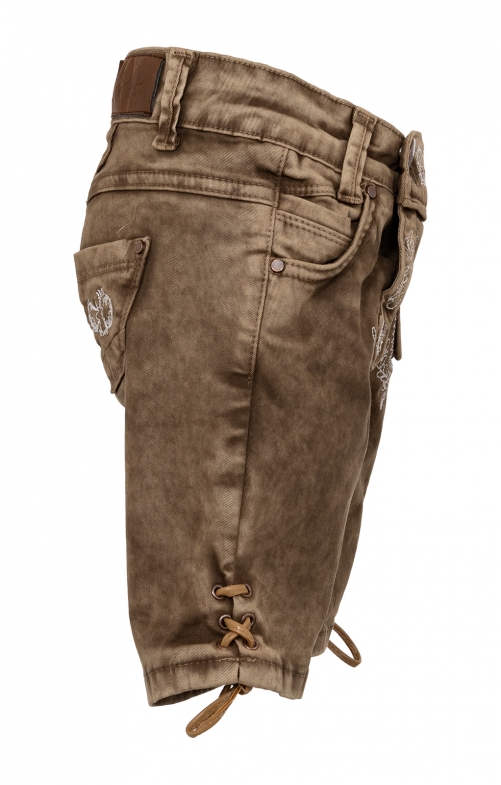 Hangowear Trachten Pants COLORSHORT KIDS schlamm - bestellen