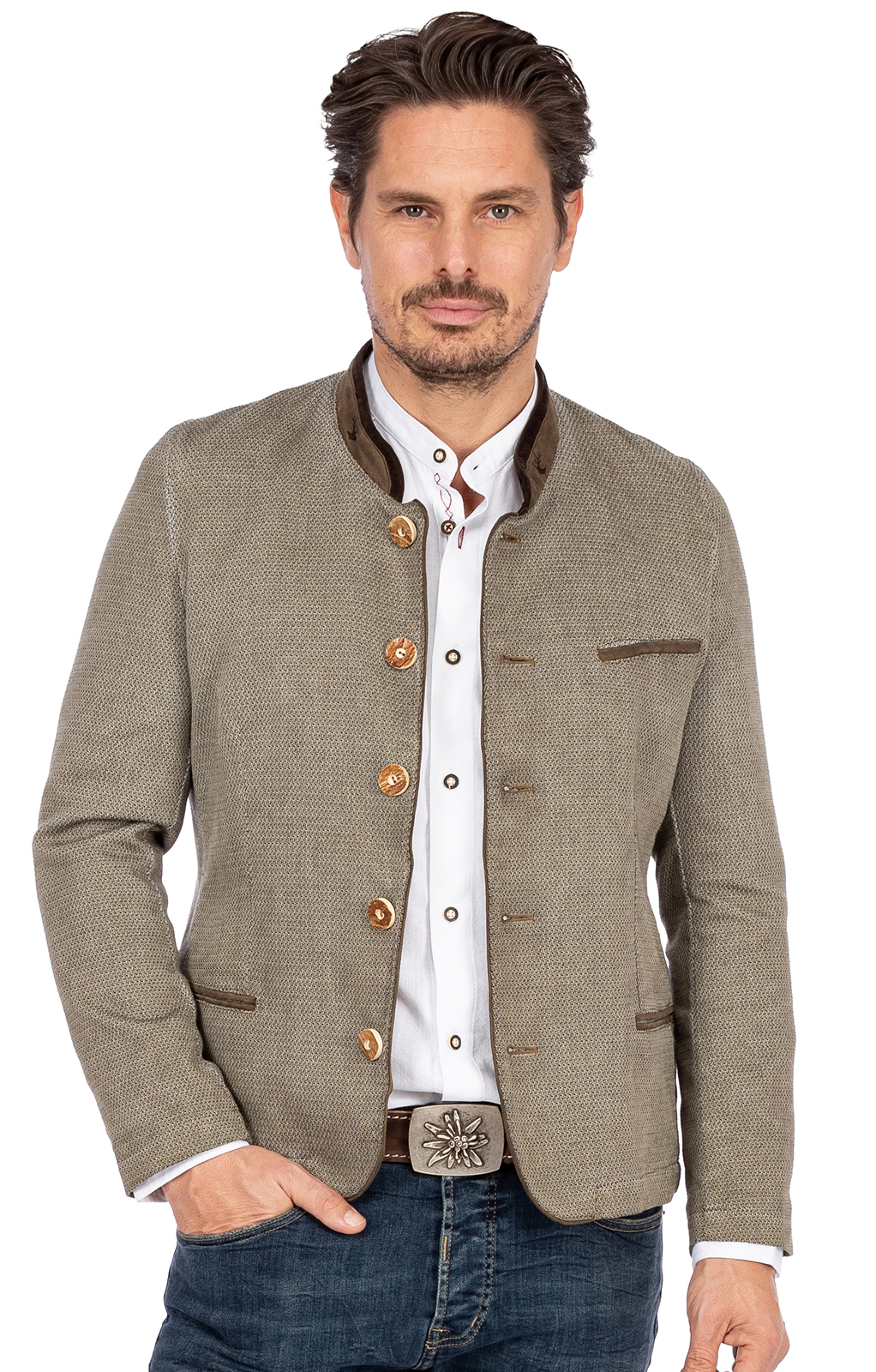 Gipfelstürmer Trachten Jackets TRAUNSTEIN2 beige - bestellen