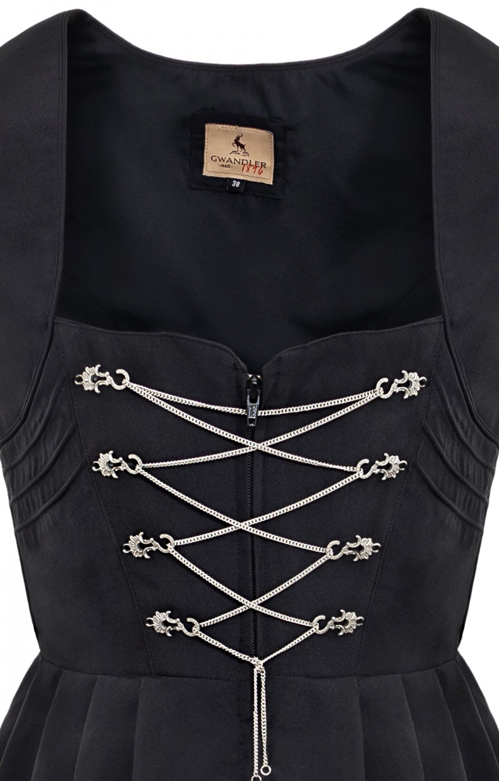 Gwandler Dirndl and Dresses long 1pcs. 94cm HANNA black - bestellen