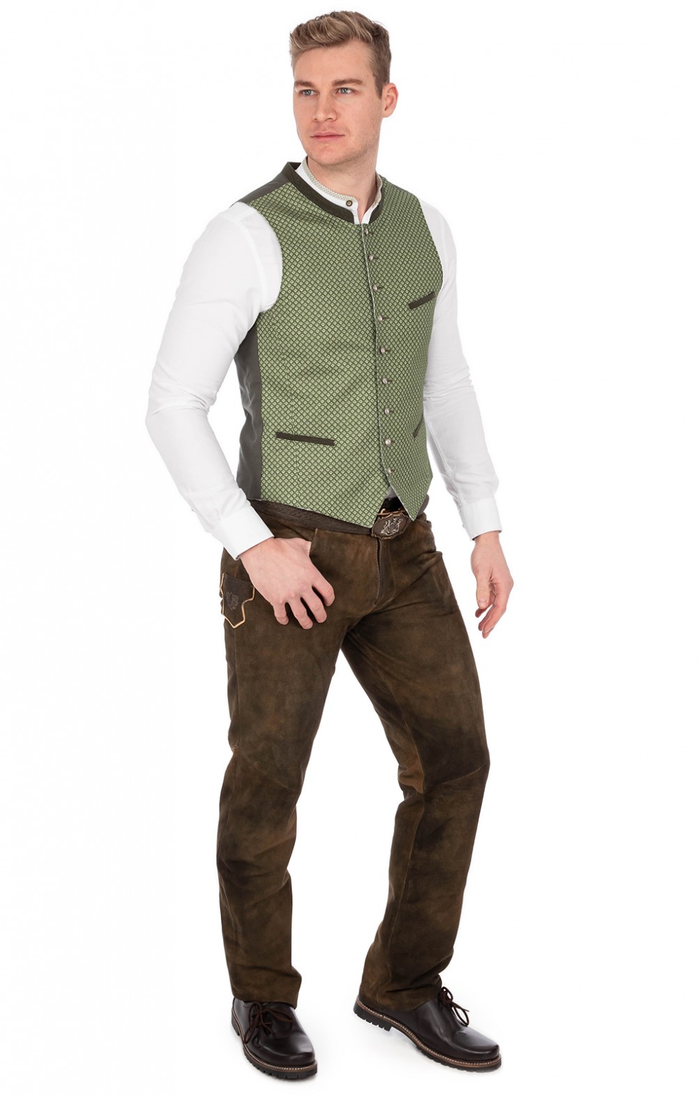 Gipfelstürmer Weste 423001-4210-56 trachtengrün - Alpenclassics.de