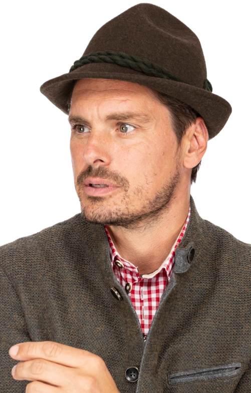 Faustmann Trachten Hats 1600-A72B brown - bestellen