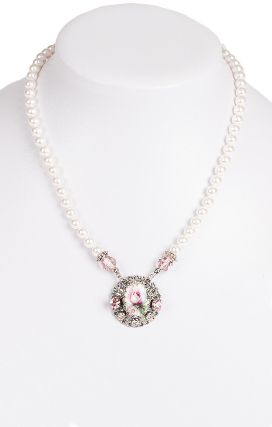 Schuhmacher Collier 1799 Blumenanhänger, rosa - bestellen