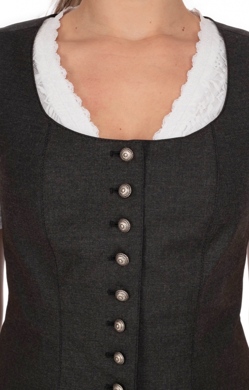 OS-Trachten Mieder 453000-3897-15 anthrazit - Alpenclassics.de