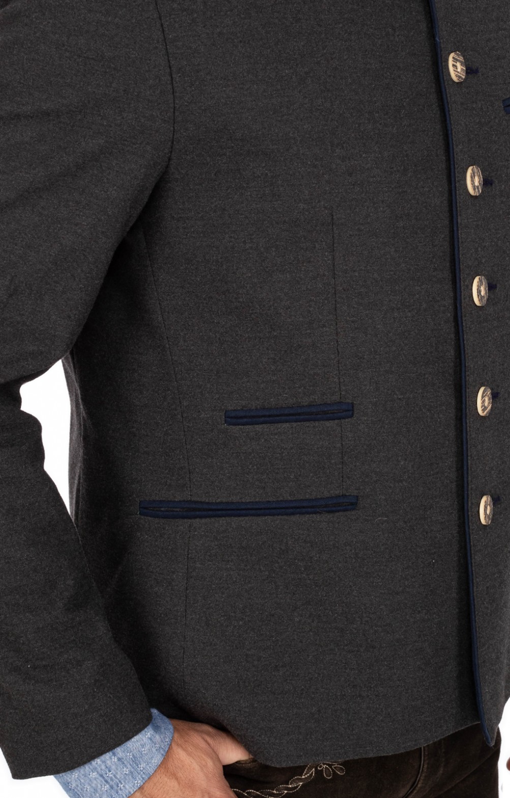 Gipfelstürmer Janker 422002-4233-15 anthrazit - Alpenclassics.de