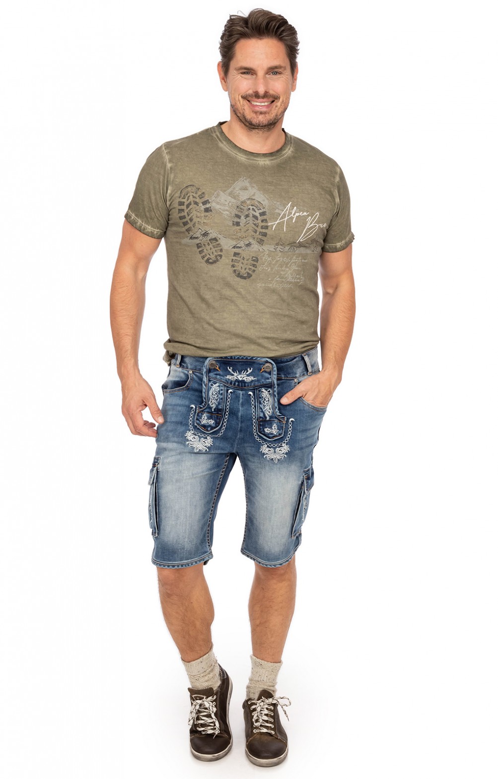 Hangowear Jeanshose RALKO CARGO denim - Alpenclassics.de