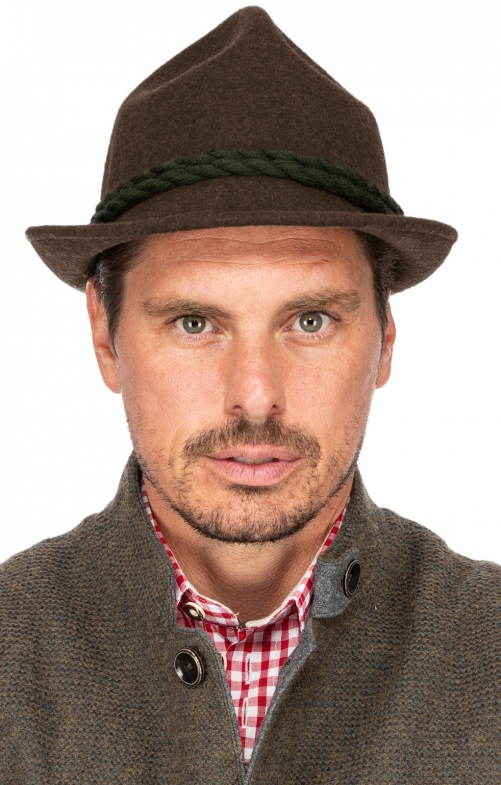 Faustmann Trachten Hats 1600-A72B brown - bestellen