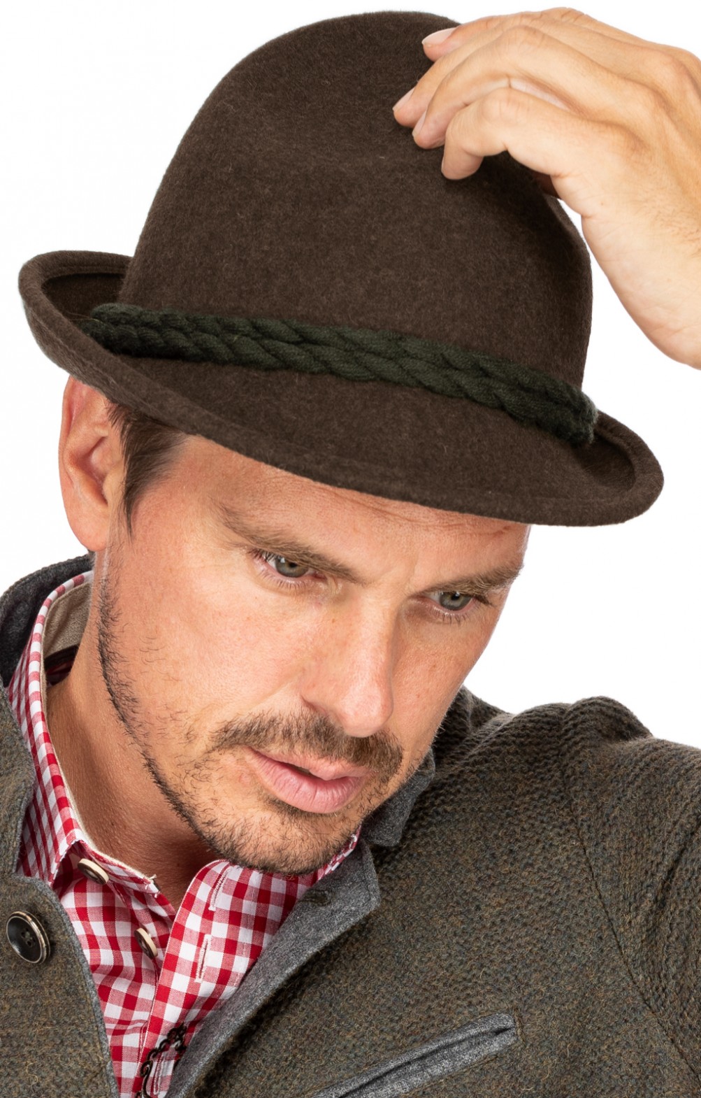 Faustmann Trachten Hats 1600-A72B brown - bestellen