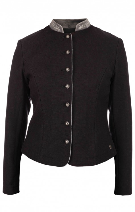 Faszinierend Trachtenjacke Schwarz Damen Bild