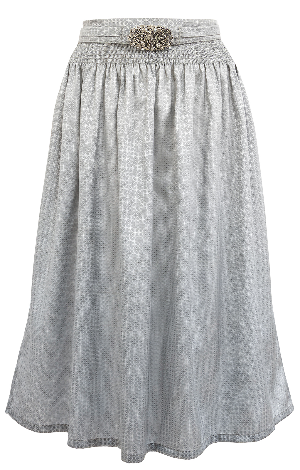 Gwandler Dirndl Apron 65cm SC700 silver with clasp - bestellen