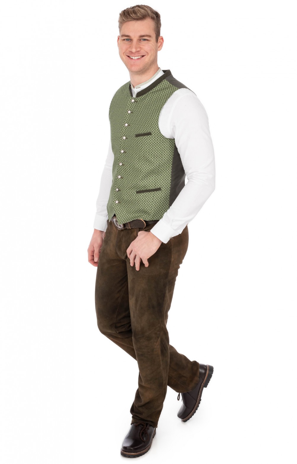 Gipfelstürmer Weste 423001-4210-56 trachtengrün - Alpenclassics.de